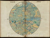 Historical Map, 1488-1489 Circular world Historical Map, Vintage Wall ...