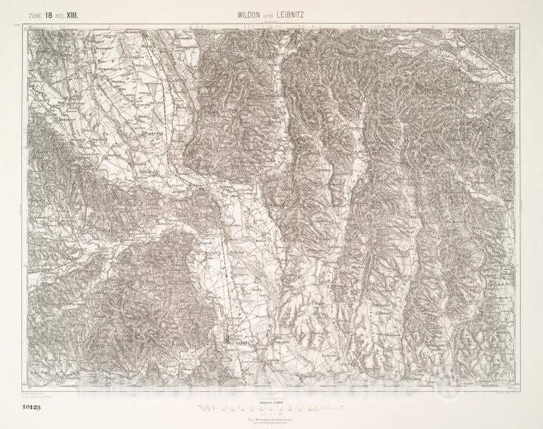 Historic 1908 Map - Wildon Und Leibnitz. - Vintage Wall Art – Historic ...