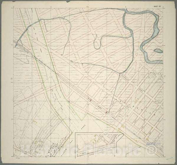 Historic 1905 Map - Sheet 26: Grid #20000E - 24000E, 5000N - 7000N. [I ...