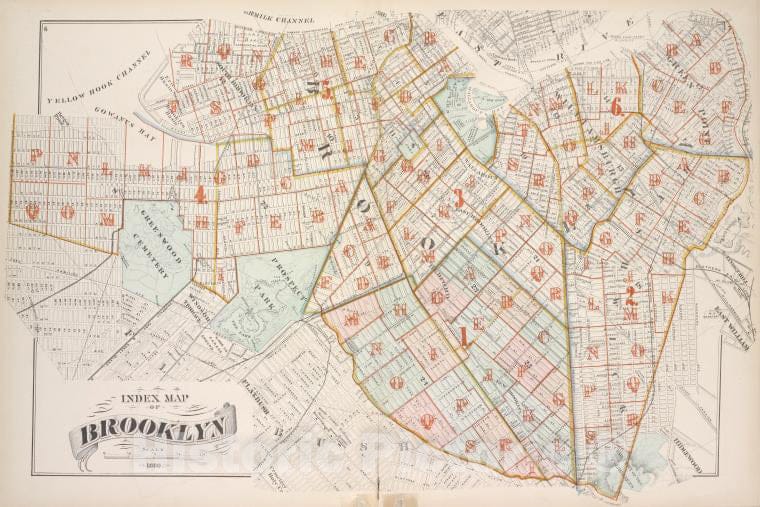 Brooklyn New York City Map 1880 NYC 1880s: The Gilded Age Growth,