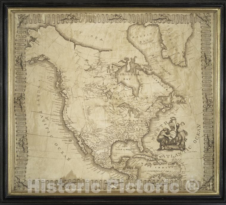 Historic 1800 Map - North America - North America - Maps - Early Works ...