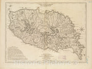 Historical Map, 1775 Carte de l'Isle de la Grenade ceIdeIe a la Grand ...