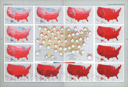 Historic 1970 Map - The National Atlas of The United States of America ...