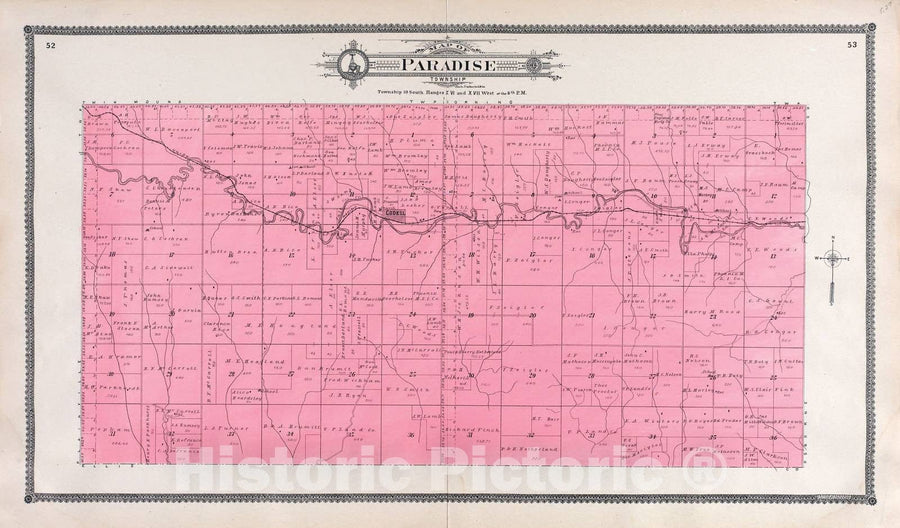 Historic Map - Standard Atlas of Rooks County, Kansas : Including a pl ...