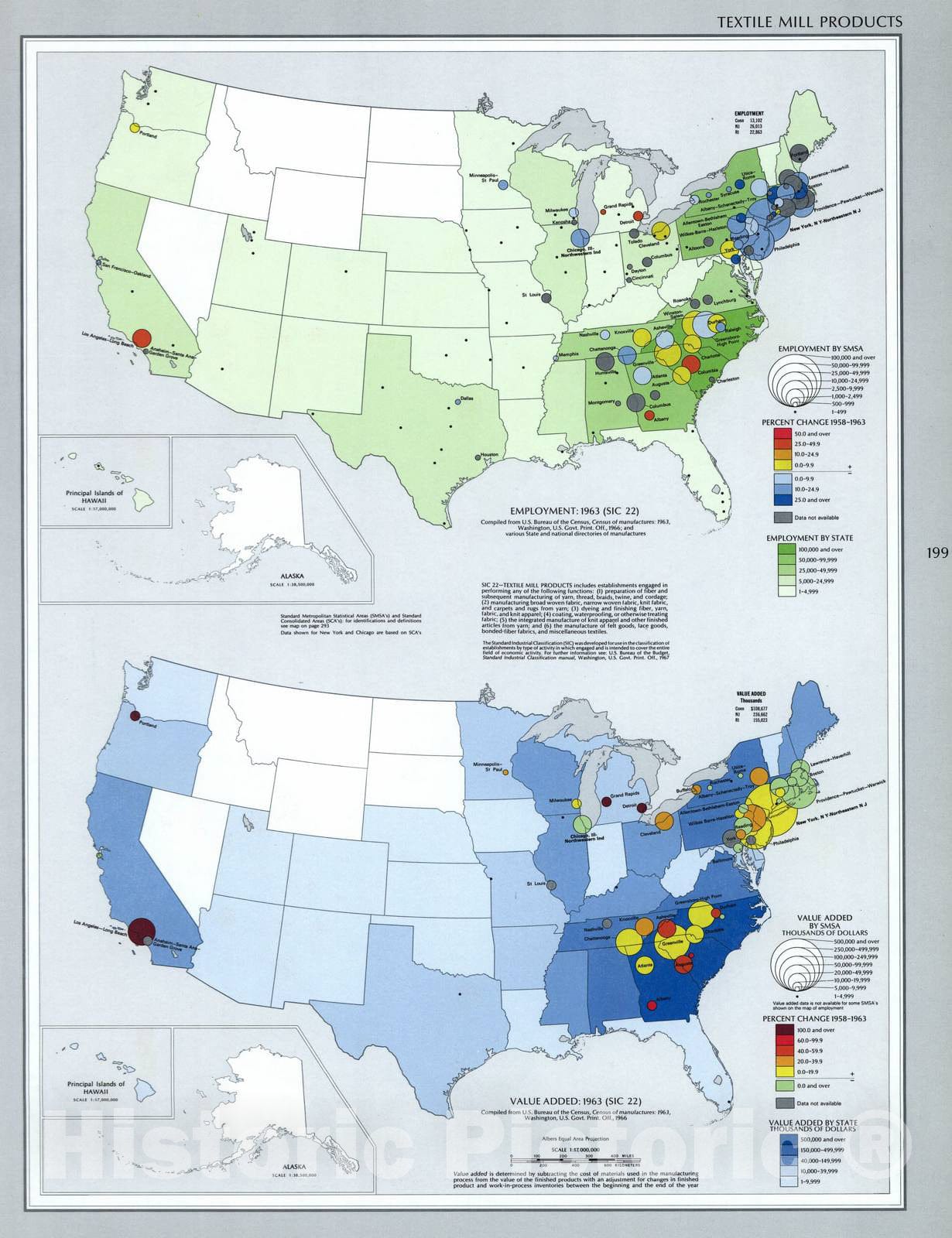 Historic 1970 Map - The National Atlas of The United States of America ...
