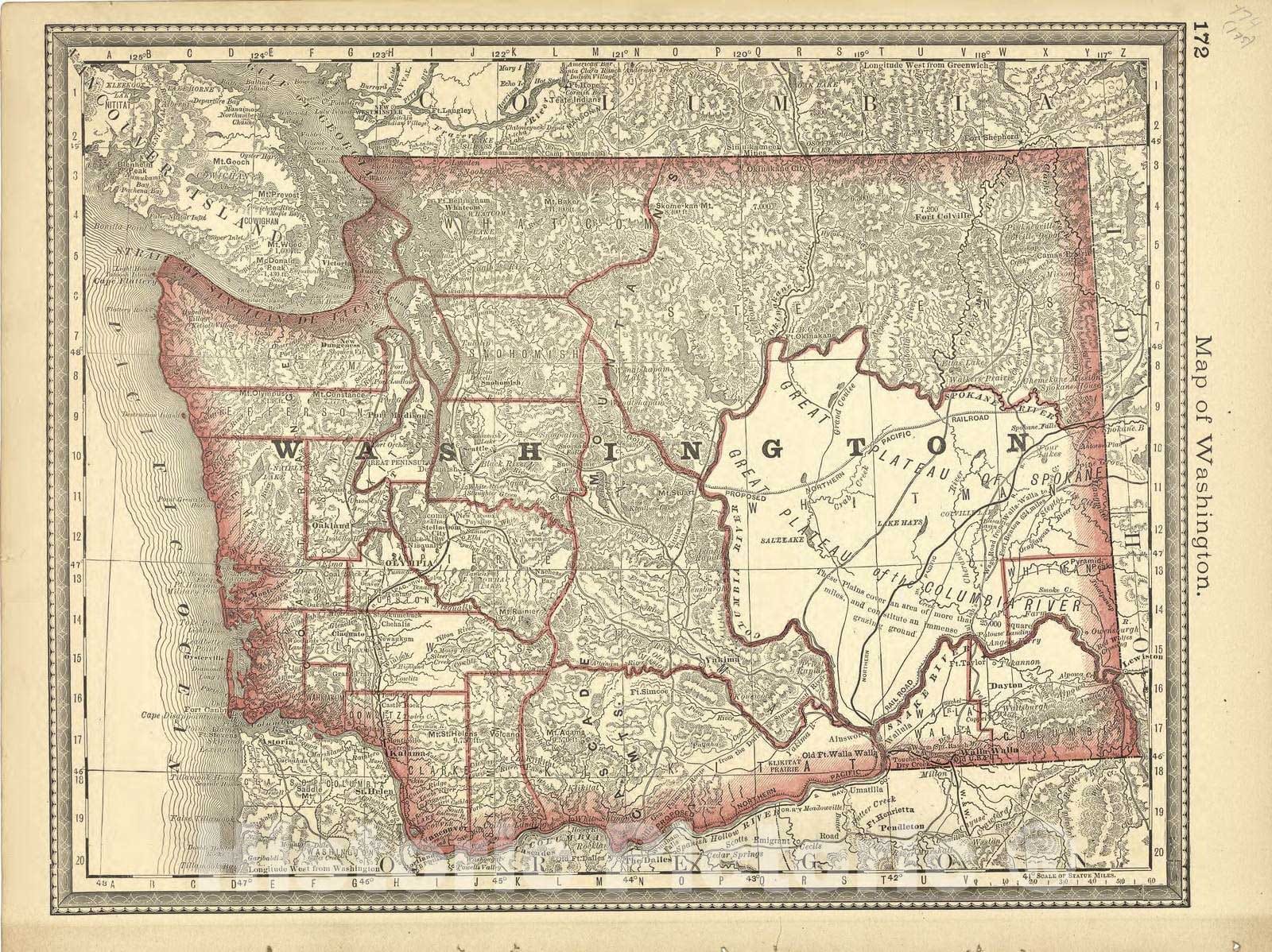 Washington Illustrated Map
