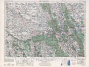 Historic 1955 Map - India and Pakistan 1:250,000. - Cuddapah, 1956 ...