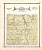 Historic 1921 Map - Atlas of Audubon County, Iowa - Map of Hamlin Town ...
