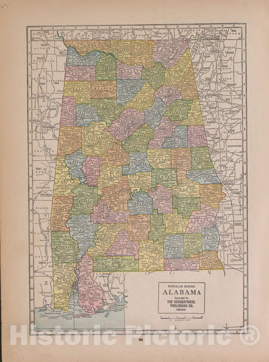 Historic 1921 Map - Atlas of Plymouth County, Iowa - Alabama - Atlas o ...