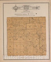Historic 1917 Map - Atlas and plat Book of Guthrie County, Iowa - Oran ...