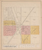 Historic 1901 Map - Atlas of Benzie County, Michigan - Thompsonville ...