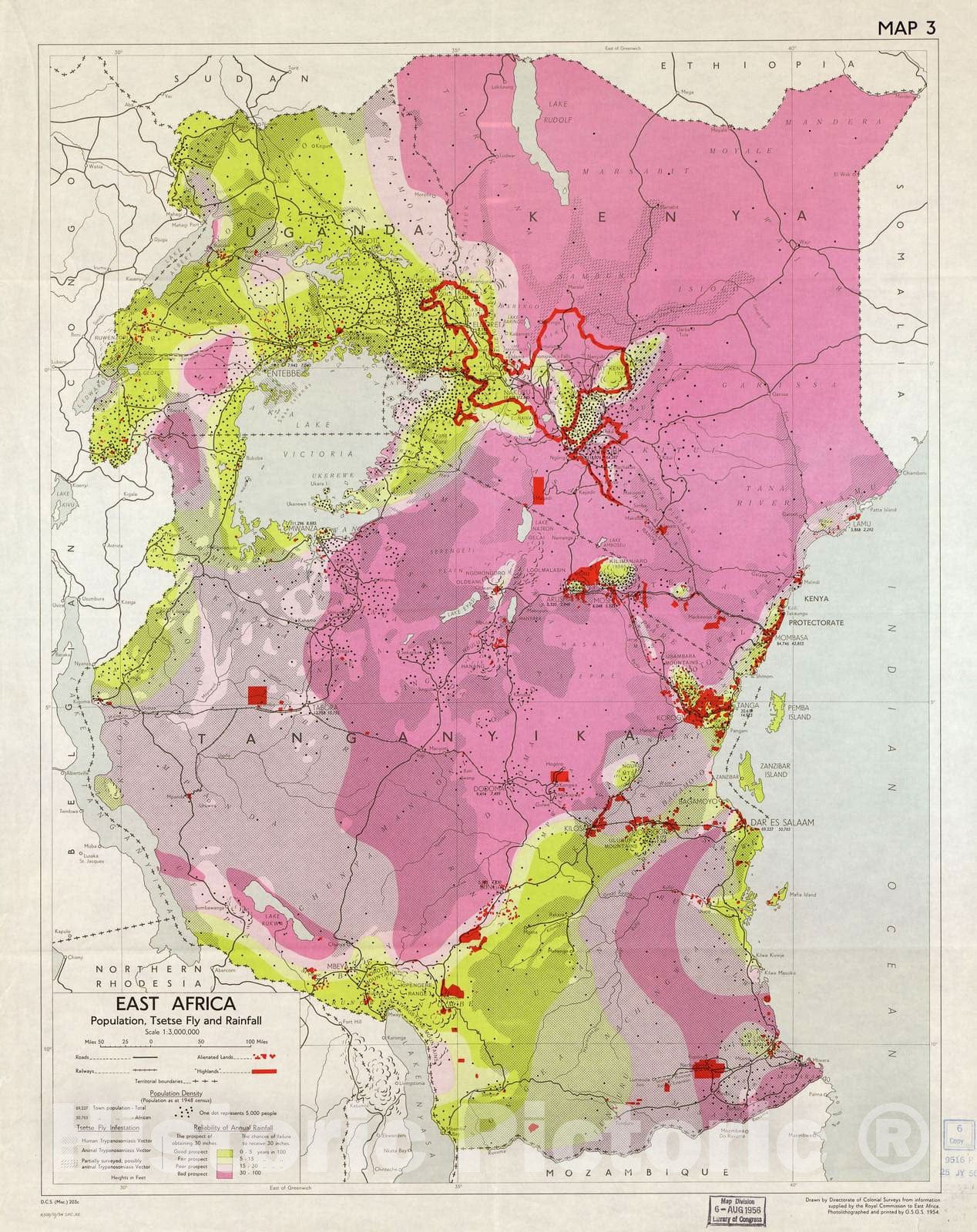 Tsetse Fly Locations Map