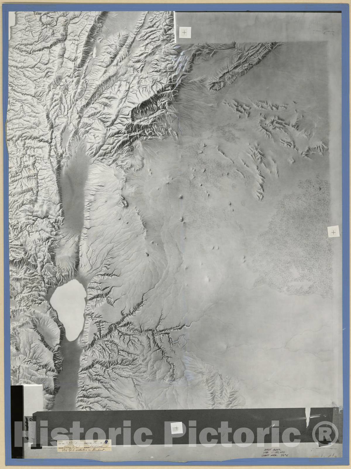 Historic Map - CIA Terrain Board Collection - West Bank - Shaded Relie ...