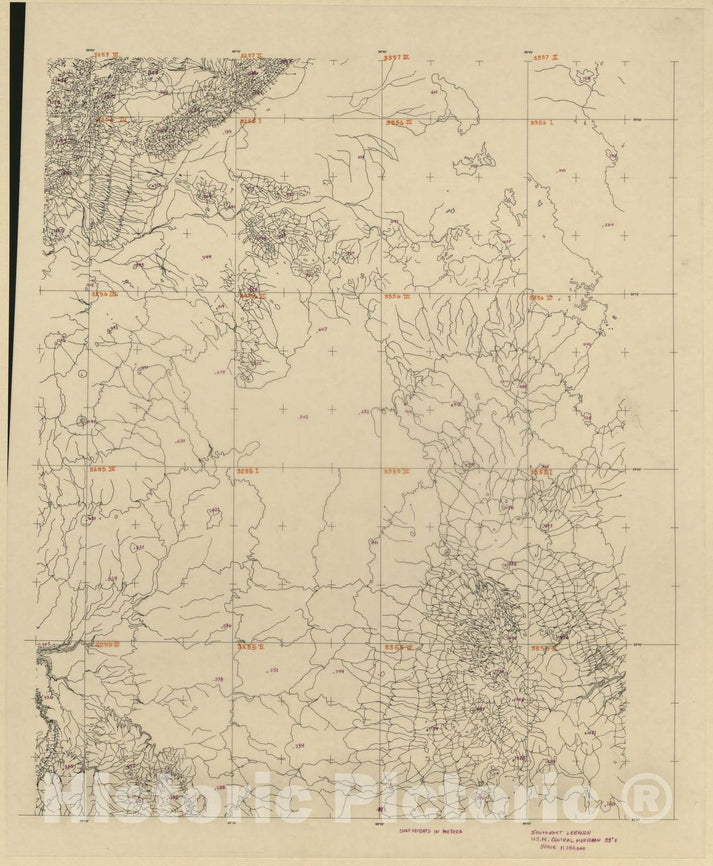 Historic Map - CIA Terrain Board Collection - Southeast Lebanon - Shad ...
