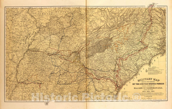 Historic 1879 Map - Military maps. - Image 4 of Military maps ...