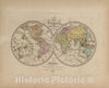 Historic 1844 Map - A New Universal Atlas, containing maps of The Vari ...