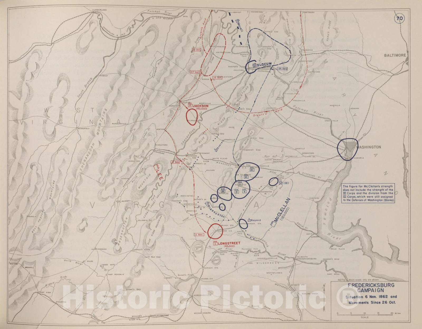 Historic 1959 Map - The West Point Atlas of American Wars - Chancellor ...