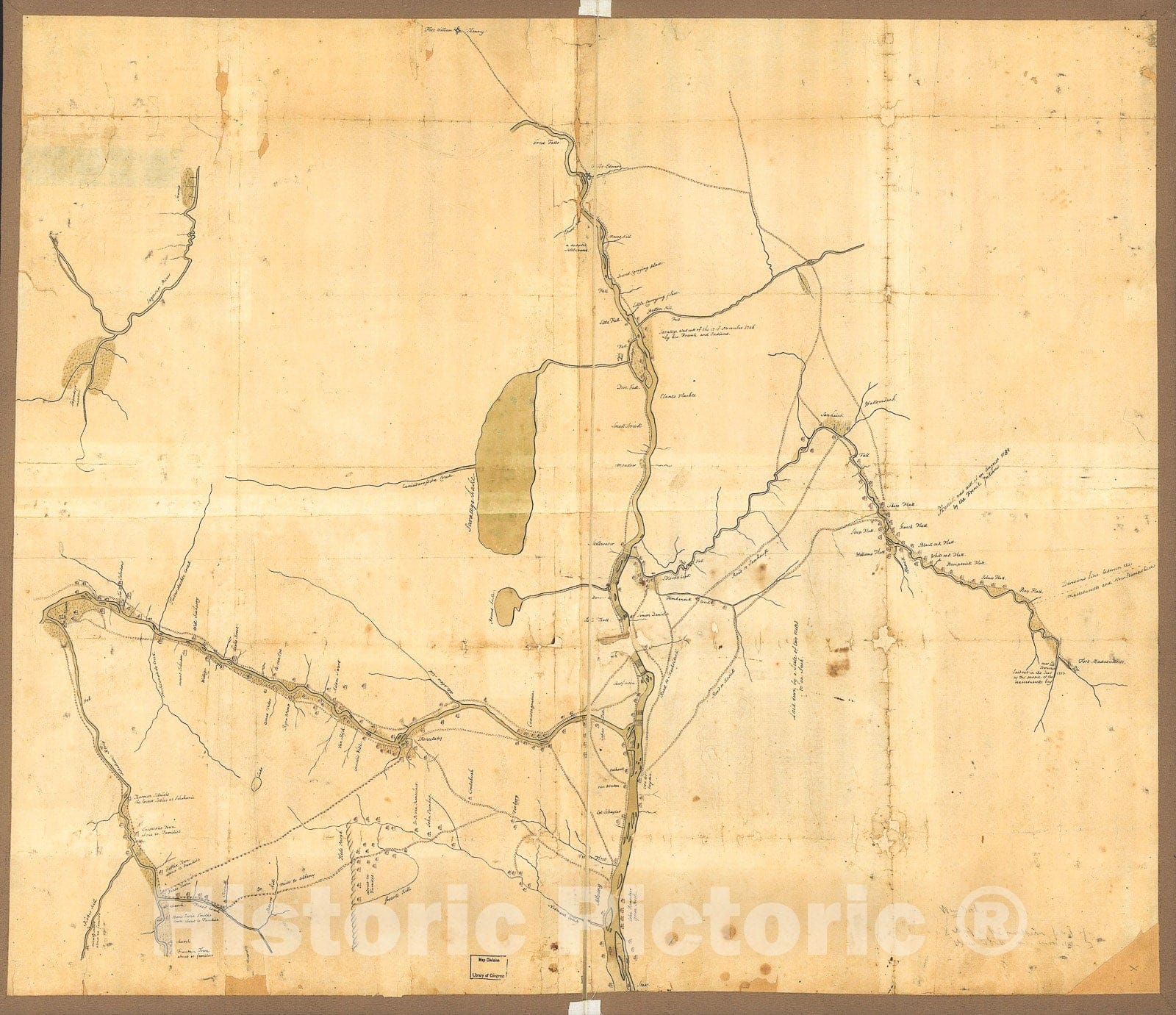 Historic 1758 Map - Map of The Northern Parts of New York. – Historic ...