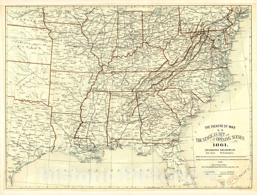 Historic 1893 Map - The Theatre of war or The Stage as Set for The Ope ...