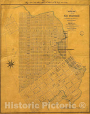 Historic 1849 Map - Official map of San Francisco. – Historic Pictoric