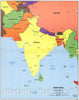 Historic 1998 Map - South Asia. - Historic Pictoric