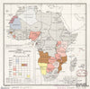 Historic 1960 Map - Africa, Administrative divisions, 1 September 1960 ...