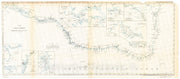 Historic 1850 Map - Chart of The Coast of Brazil from Maranham to The ...