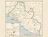 Historic 1959 Map - Liberia. - Historic Pictoric