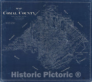Historic 1897 Map - Map of Comal County – Historic Pictoric