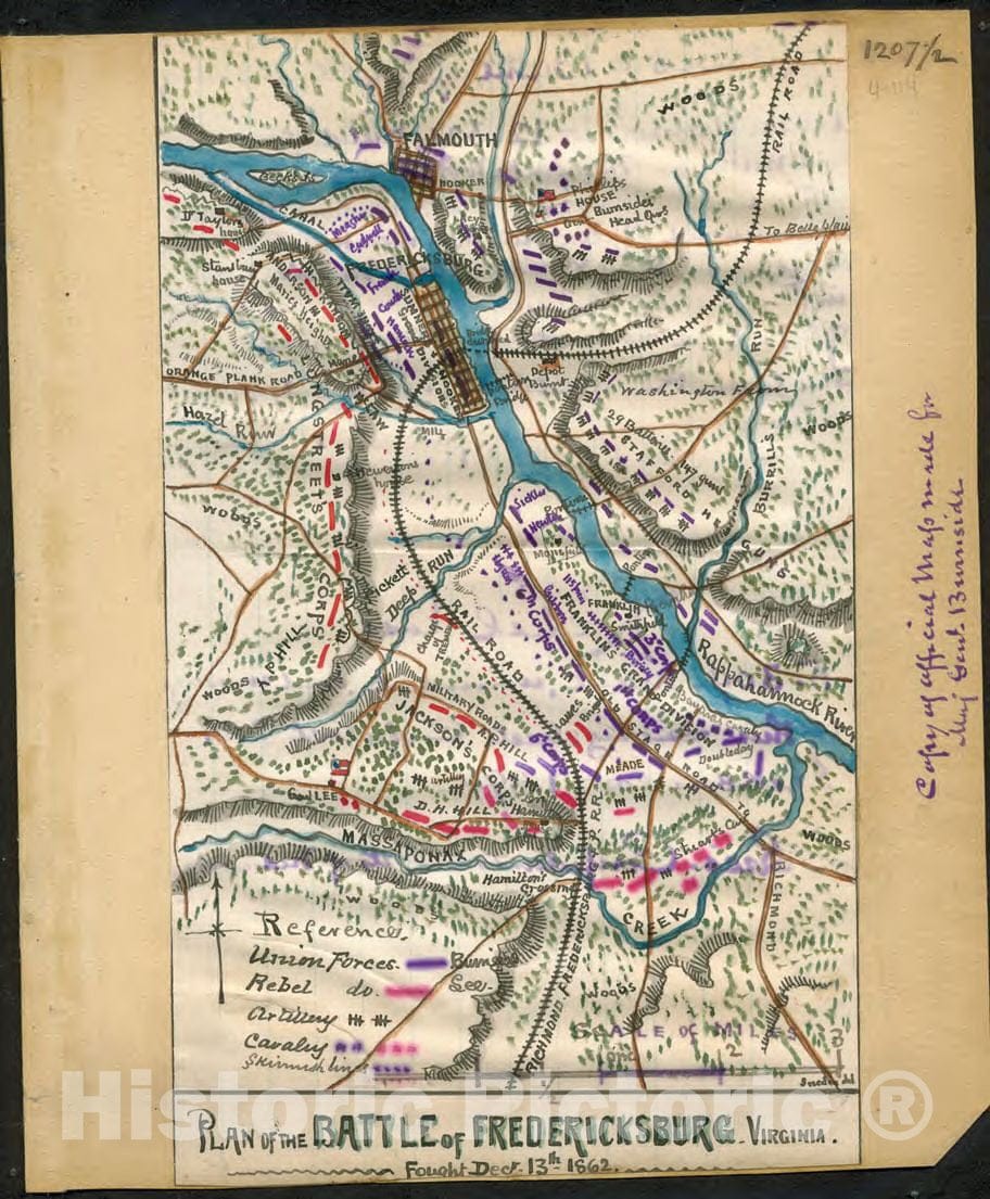 Battle Of Fredericksburg Battle Map Chancellorsville, May 3