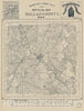 Historic 1886 Map - Official map of Dallas County, Texas - Historic ...