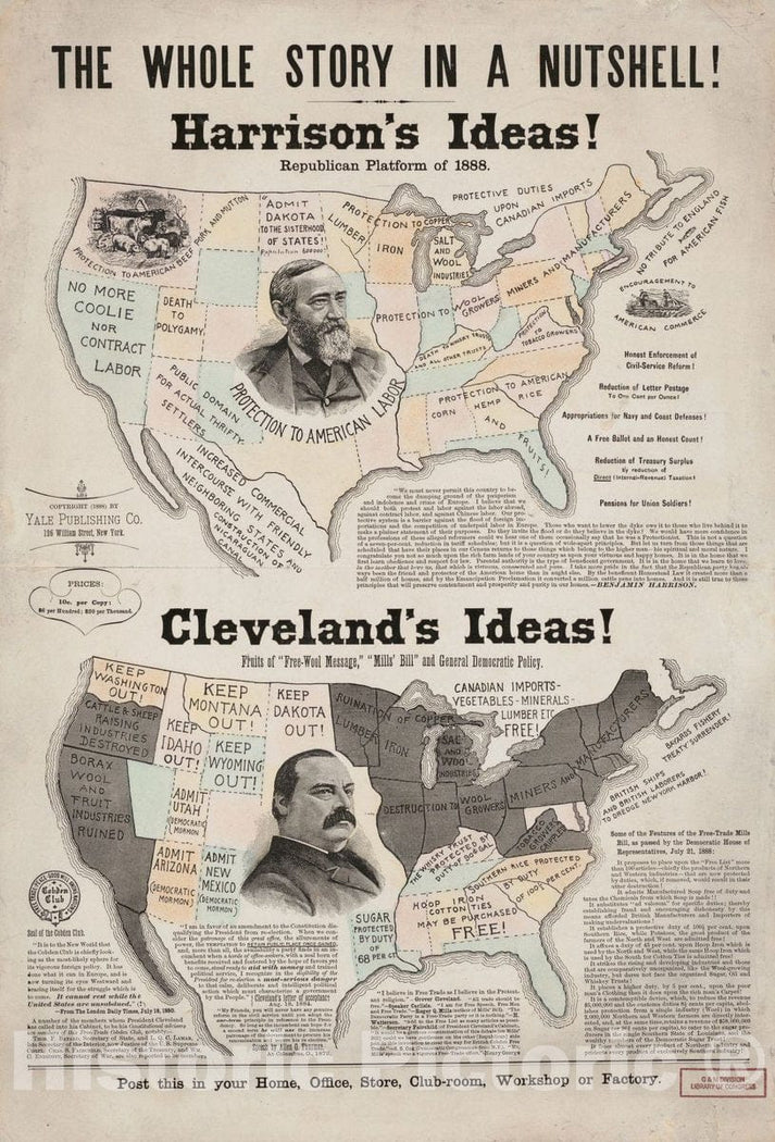 Historic 1888 Map - The Whole Story in a Nutshell ! – Historic Pictoric