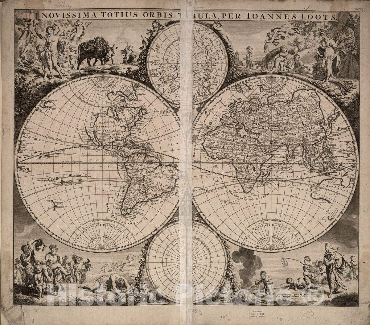 Historic 1705 Map - Zee-Atlas – Historic Pictoric
