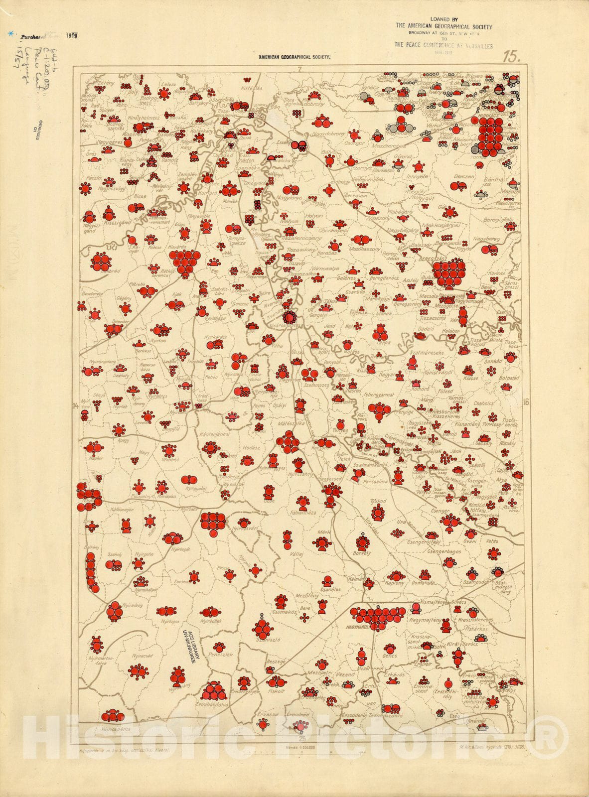 Map : The communes of Hungary showing the persons speaking Hungarian 1 ...