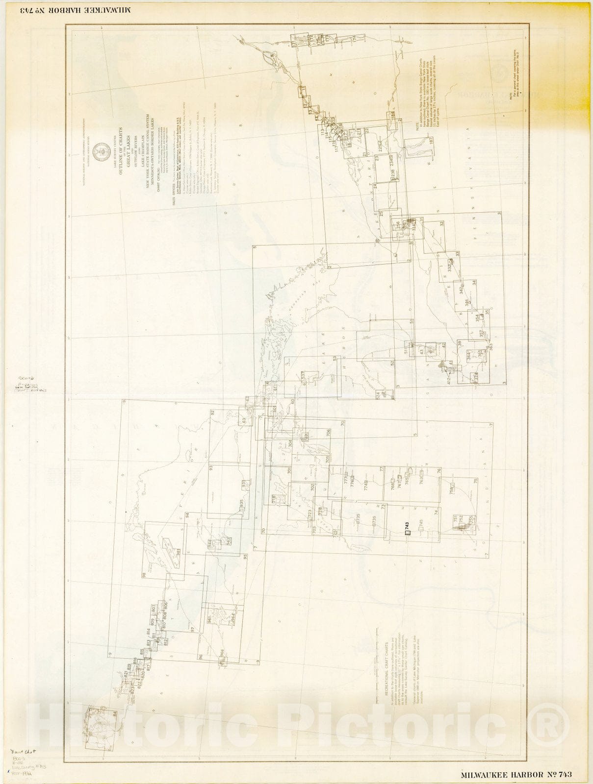 Map : Milwaukee Harbor, Wisconsin 1972 1, Milwaukee Harbor, Wisconsin ...