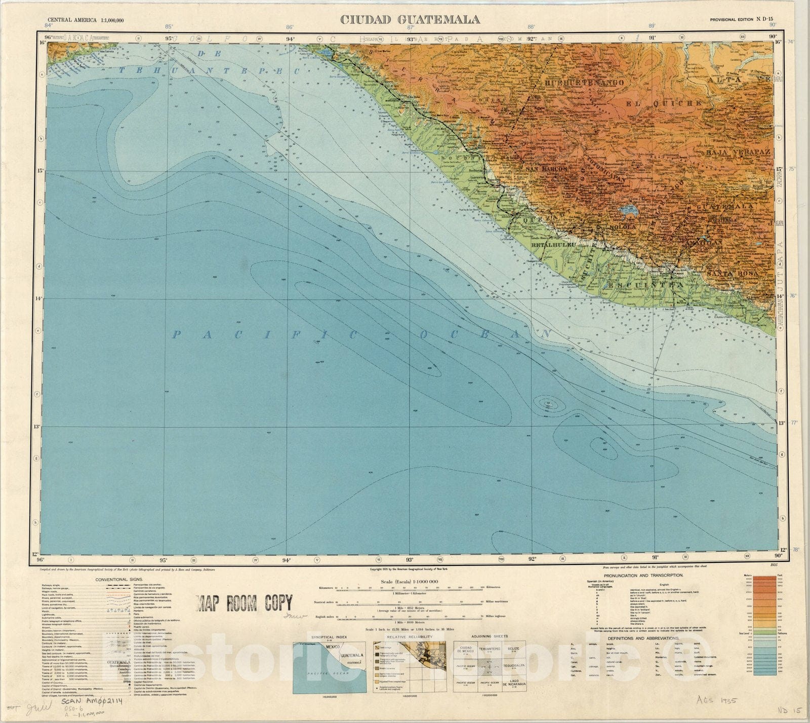 Map : Ciudad Guatemala 1935, Map of Hispanic America, Antique Vintage ...