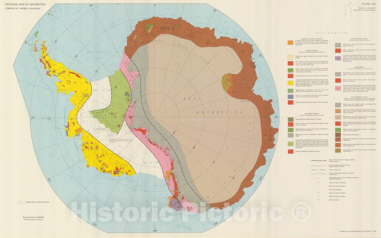 Map : Antarctic map folio series Tectonic , Antarctic map folio series ...