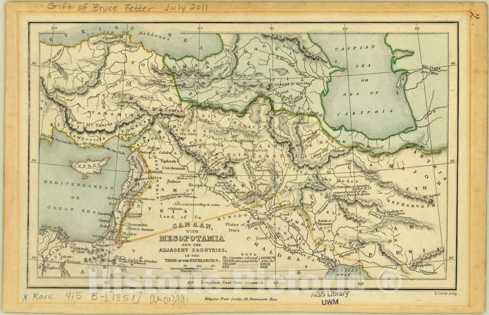 Mesopotamian Religion Map