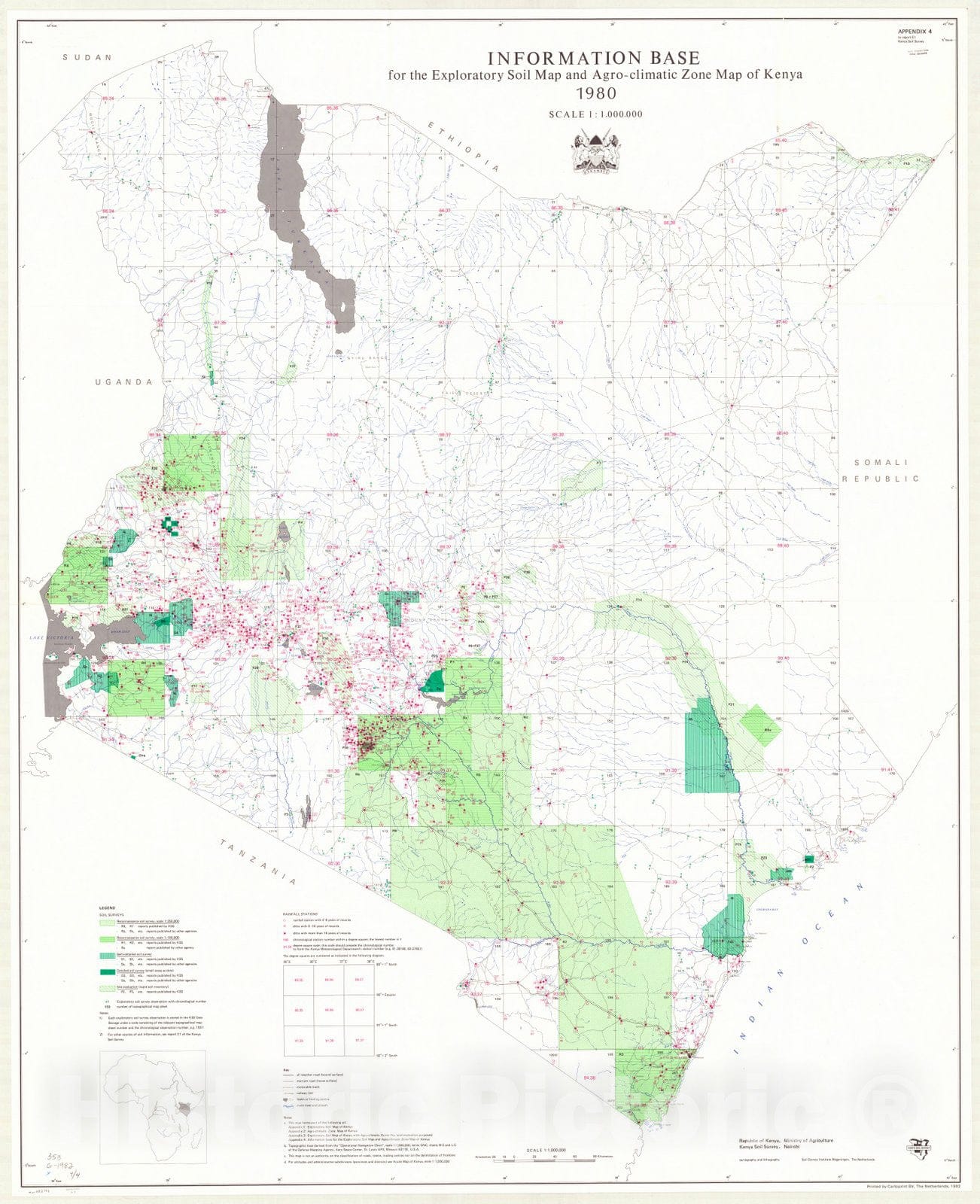 Map : Kenya 1982 6, [Exploratory soil map and agro-climatic zone map o ...