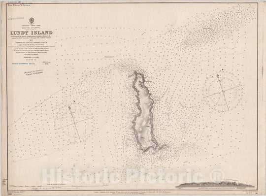 Map : Bristol Channel, England 1897, England, west coast, Bristol Chan ...