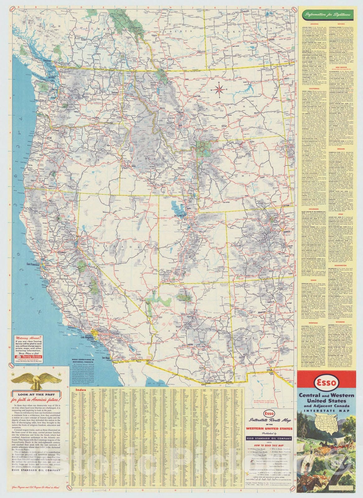 Map : United States 1952 2, Central and western United States and adja ...
