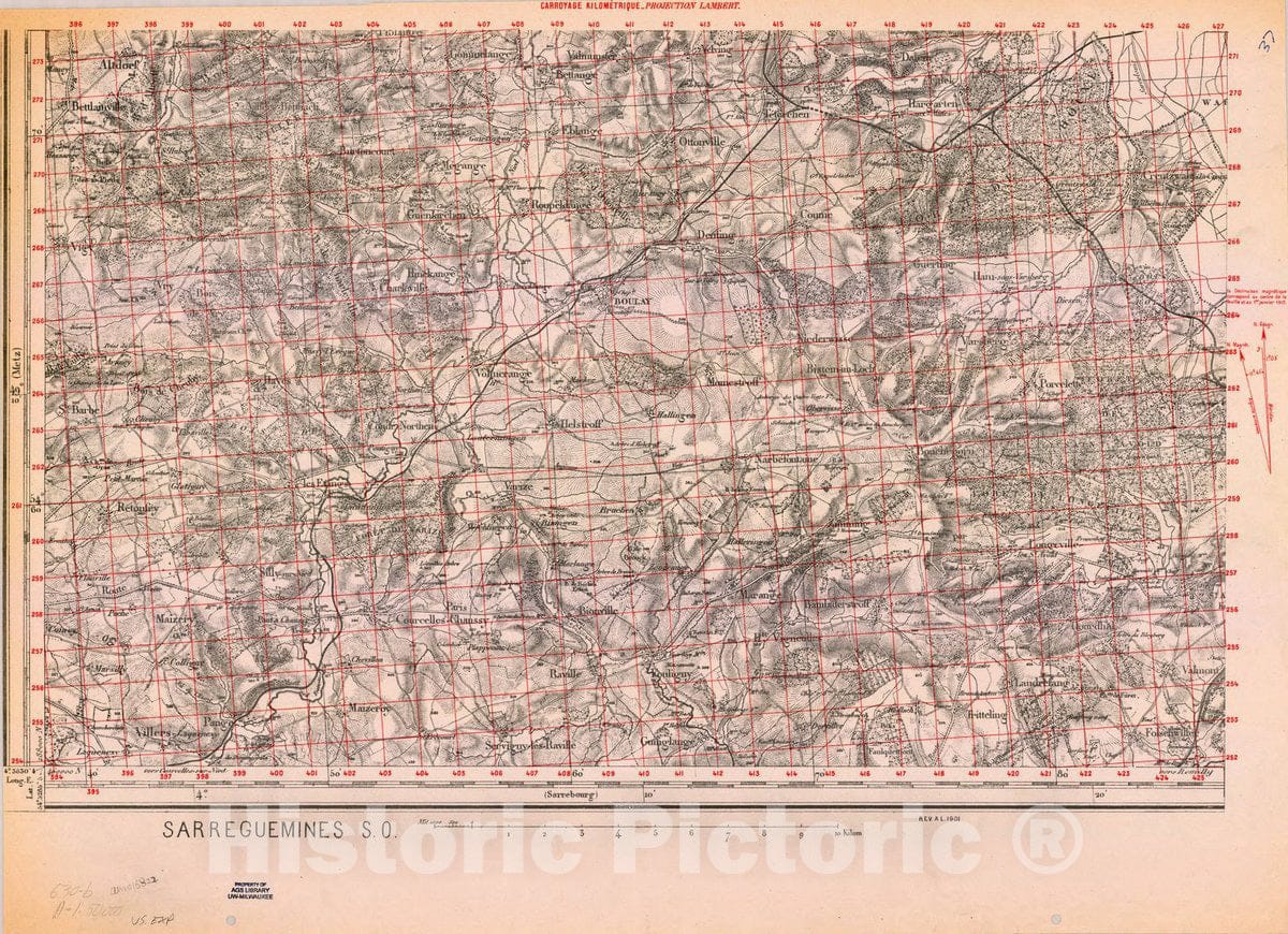 Map : France 1918- 112, [Topographic maps of France], Antique Vintage ...