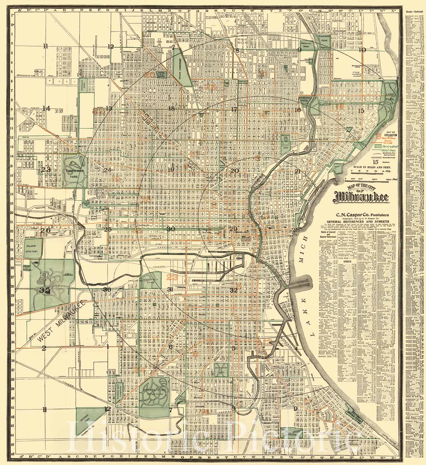 Milwaukee City Map