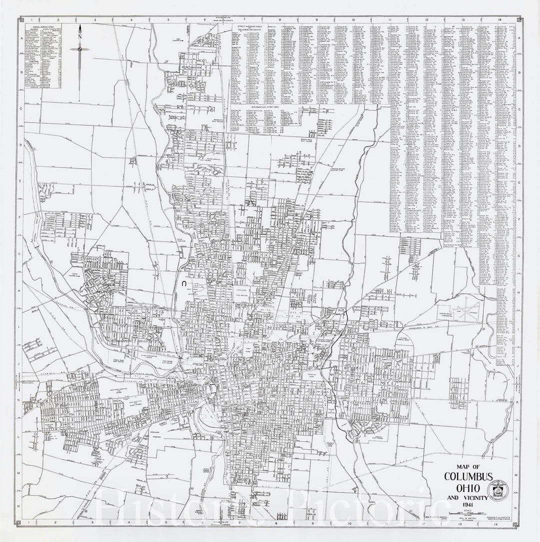 Printable Map Of Columbus Ohio