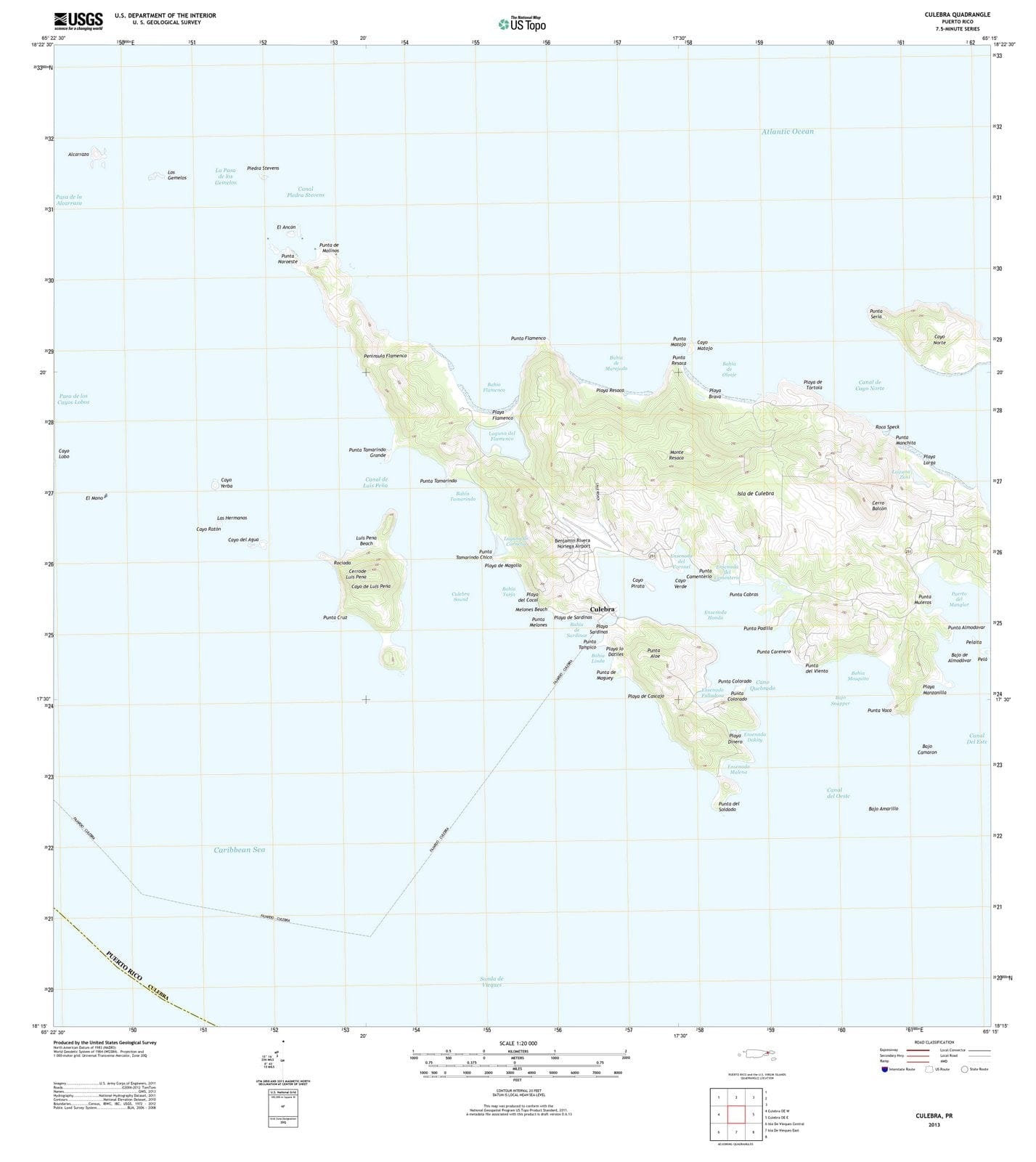 Culebrita Map
