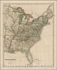 Historic Map - United States, 1834, John Arrowsmith - Vintage Wall Art ...