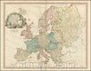Historic Map - Europe, Exhibiting its Principal States, 1791, William ...