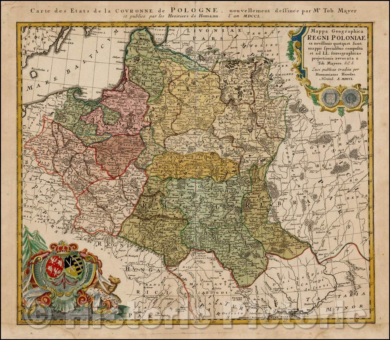 Historic Map - Mappa Geographica Regni Poloniae ex novissimis quotquot ...