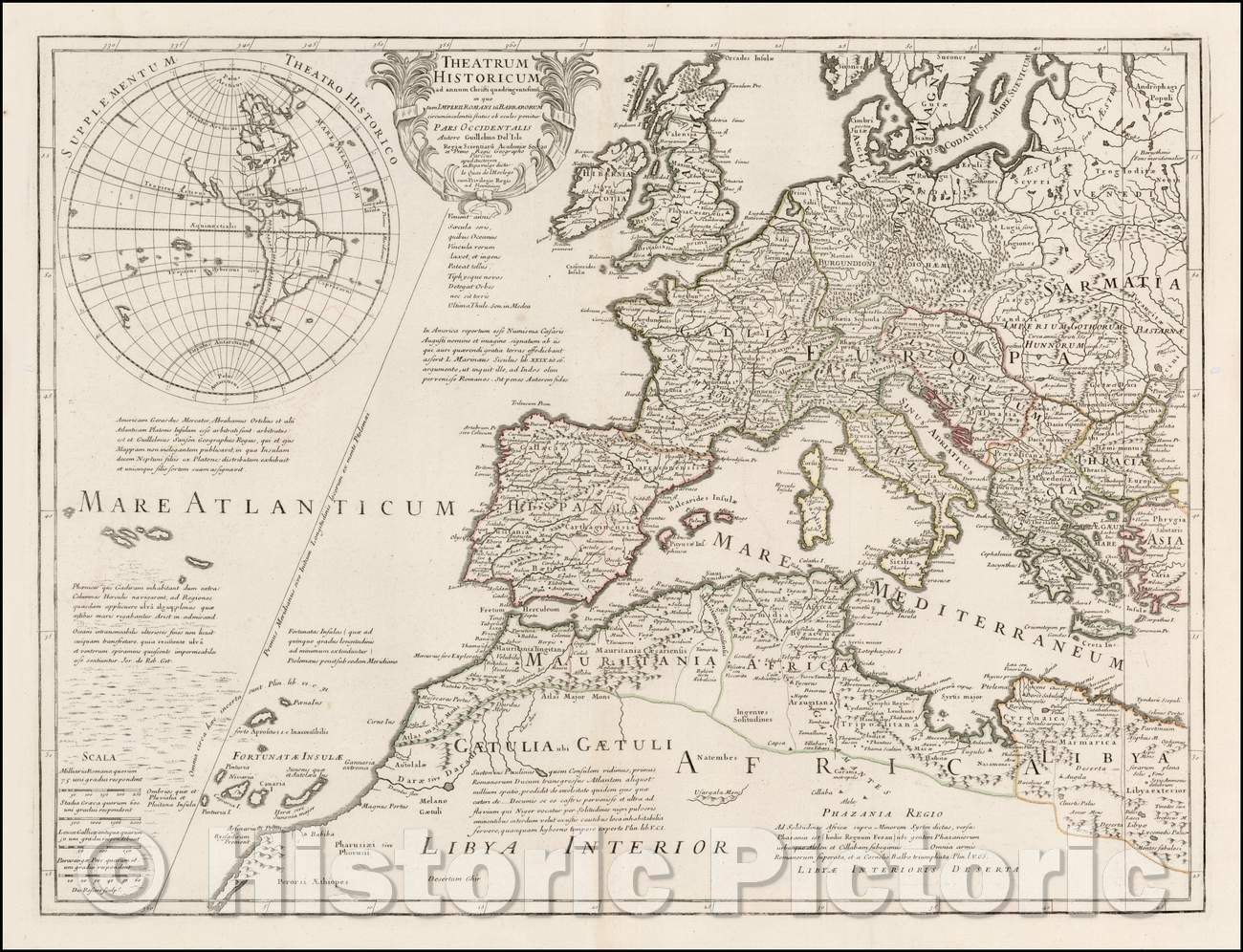 Historic Map - Theatrum historicum ad annum Christi quadringentesimi i ...