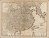 Historic Map - The Empire of China with its Principal Divisions, 1794 ...